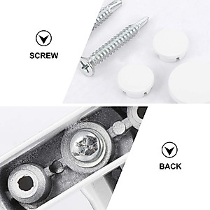Scicalife 4pcs Window Security Jammer Locks Sash Blockers Zinc Alloy Extra Security Locks