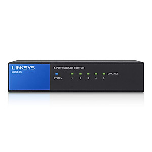 Switch LINKSYS UNMANAG SWITCHES 5-Port