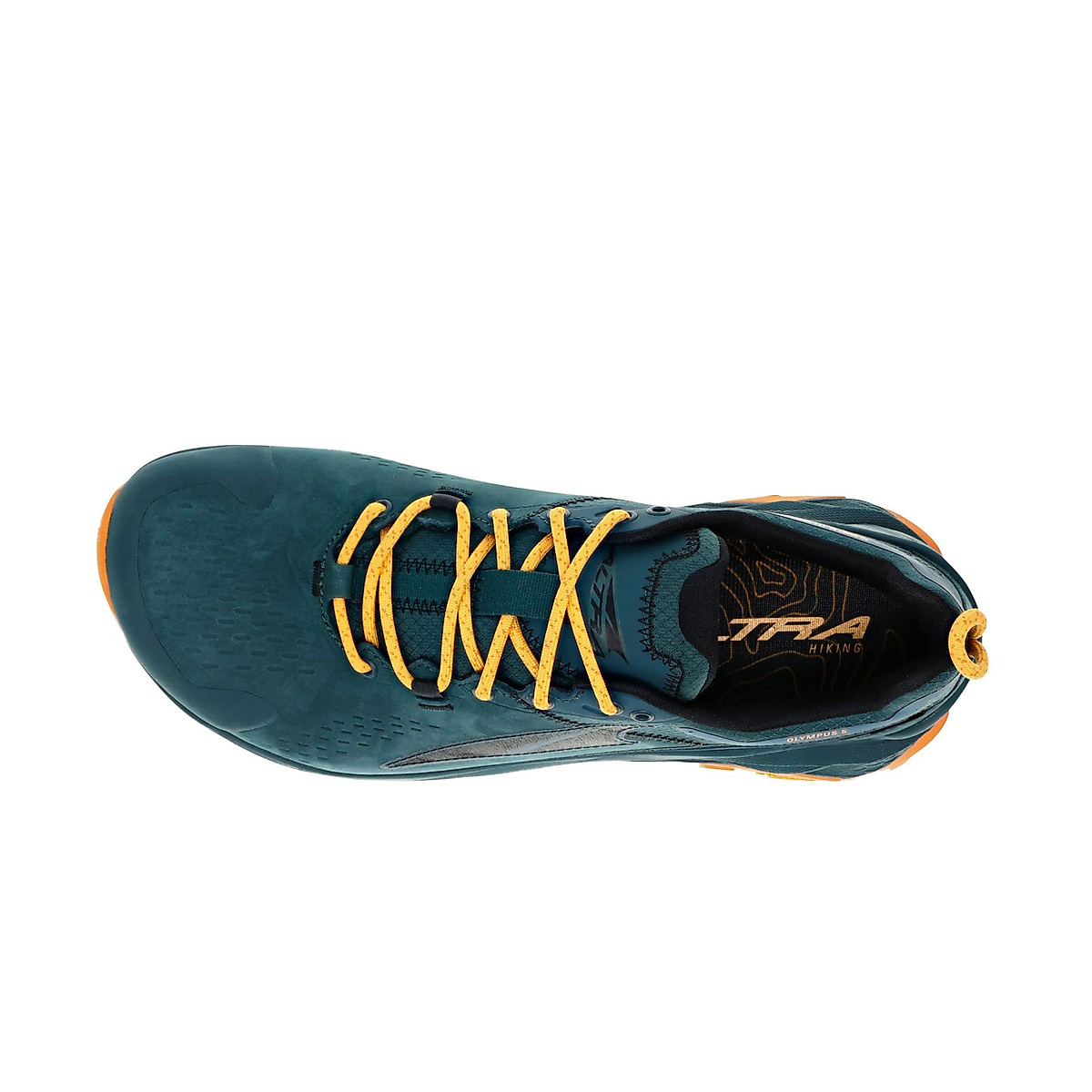ALTRA Men's AL0A7R6R Olympus 5 Hike Low GTX Trail Running Shoe, Deep Teal - 10 M US
