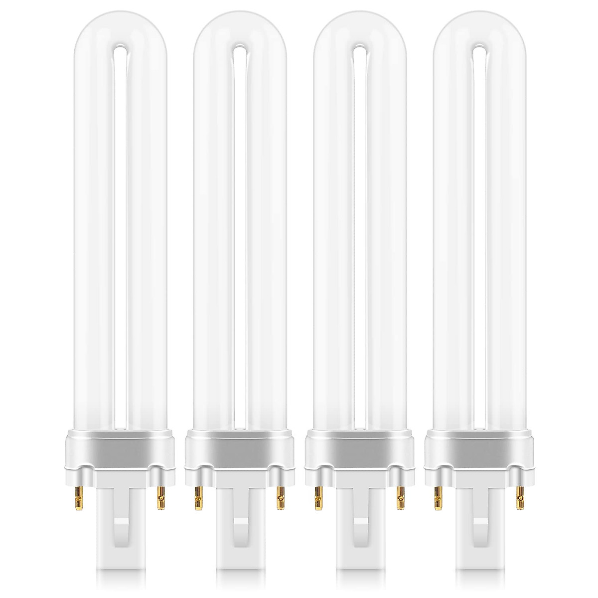 PACETAP 4 Pack 9W Bulbs 21050 Replacement Compatible with DynaTrap Models DT3009, DT3019 and DT3039, U Shape Replacement Bulbs Light for DynaTrap