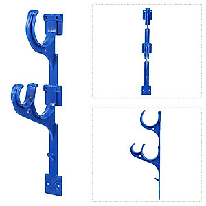 YARNOW Vacuum Stand 4pcs Pool Pole Hose Hanger Wall Hooks for Telescopic Poles Skimmers Leaf Rakes Nets Brushes Vacuum Garden Tools Swimming Pool Accessories Cleaning Tool