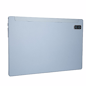 Airshi 5G WiFi Tablet PC, 100‑240V 10.1 Inch Tablet Octa Core CPU 128GB Expandable Dual Cameras Dual SIM Dual Standby for Entertainment (Grey)