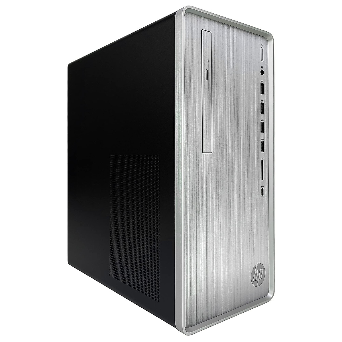 HP Pavilion TP01 Tower Desktop Computer - AMD Ryzen 5 4600G 6-Core up to 4.20 GHz Processor, 32GB DDR4 RAM, 1TB SSD + 1TB Hard Drive, AMD Radeon Graphics, DVD-Writer, Windows 10 Home