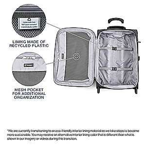Travelpro Maxlite 5 Softside Expandable Upright 2 Wheel Luggage, Lightweight Suitcase, Men and Women, Shadow Grey, Carry-On 22-Inch