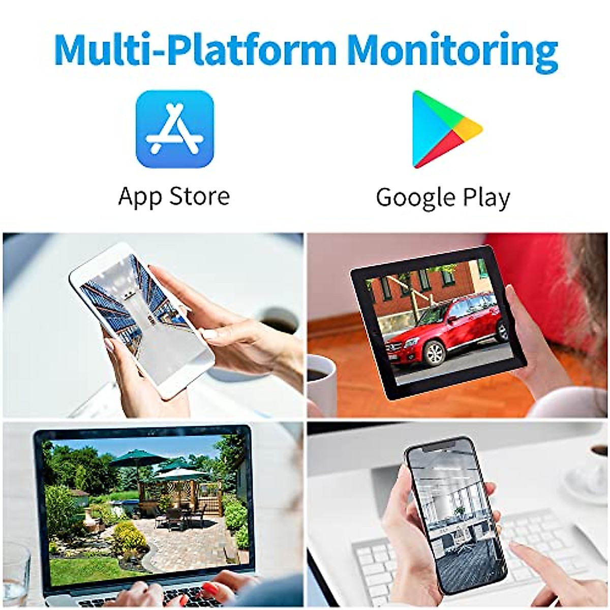 HITOSINO 4MP Bullet PoE IP Camera Outdoor, F1.4 5X 2.7-13.5mm Varifocal Bullet PoE Camera, Starlight Sensor, 196ft Night Vision, 128GB SD Card Slot, IP67