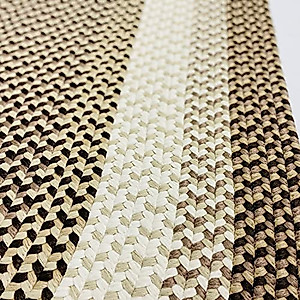 Colonial Mills Marin Braided Rug, 4x6, Sand