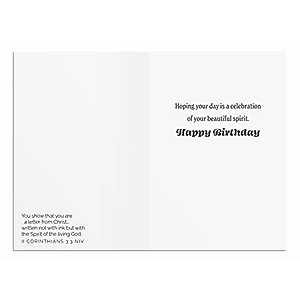 DaySpring - Birthday Balloons - 4 Balloon Designs Assortment with Scripture - 12 Happy Birthday Boxed Cards & Envelopes (U0057)