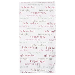 Gerber Girls Newborn Infant Baby Toddler Nursery 100% Cotton Flannel Receiving Swaddle Blanket, Rainbows Pink, Pack of 5