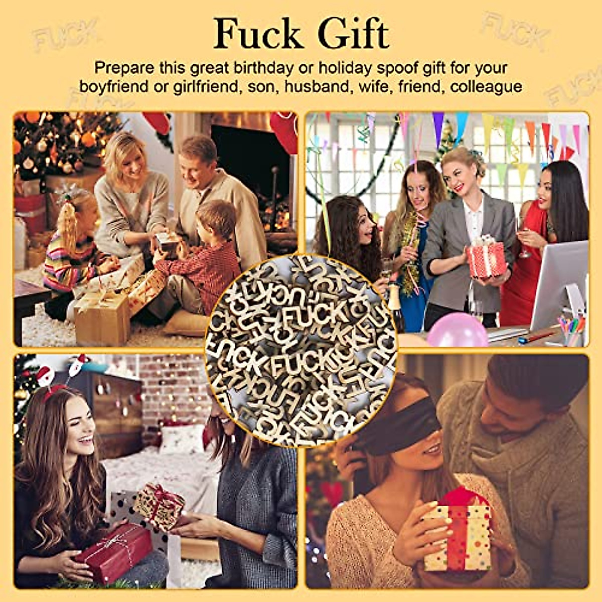 FUCKS to Give, Jar(8oz)of FUCKS Gag Gifts for Valentine's Day ,Anniversary,Chrismas,Holiday,Birthday,Make Family Laugh Out Loud "Fuck to Give". (FUCKS to Give)