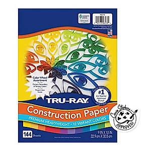 Tru-Ray - P6576 Color Wheel Assortment, 9 x 12 Inches, Assorted Colors, Pack of 144