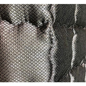 Amradield RF EMI Reducing Earthing Grounded Silver Blankets & Throws Plush Pad Sheet Mats for Bed Sofa or Seat 20x27inch