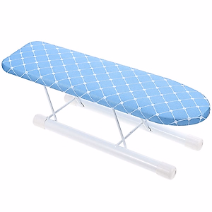 LXXSH Ironing Board Iron Small Tabletop Table Mini Portablefoldable Boardsbench Stands Shelf Covers Quilters Sleeve Folding Cover