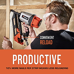 Paslode, Framing Nails, 650839, 30 Degree RounDrive Brite, 3 1/4 inch x .131 Gauge, Smooth, 2,500 per Box