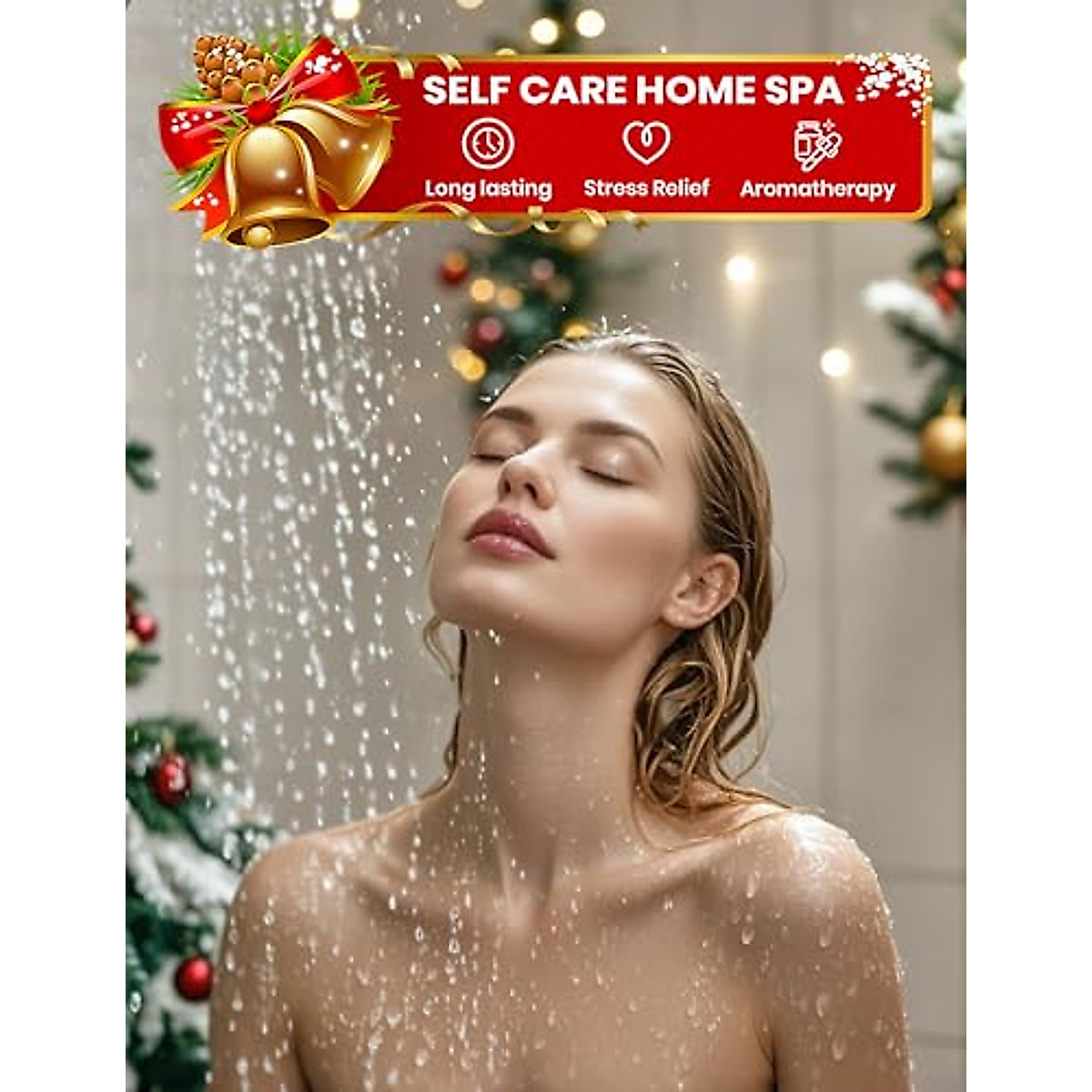 SEONNIX Shower Steamers Aromatherapy - 8 Pack Shower Bombs Christmas Gifts Stocking Stuffers for Women and Men, Stress Relief & Luxury Self Care, Gifts for Women Who Has Everything