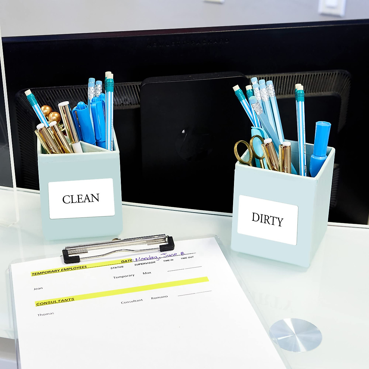 Avery Durable Removable Rectangle Labels with Sure Feed Technology, 2" x 3.5", Matte White Film, Water-Resistant, Print-to-The-Edge, Laser/Pigment-Based Inkjet Printable, 120 Removable Labels Total