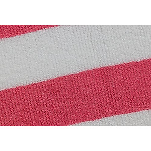 Bleach Safe Luxury Beach Towel Cabana Stripe- Fibertone by 1888 Mills, Made in The USA of US and Imported Materials