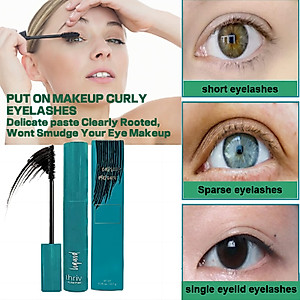 2023 NEW 𝐓𝐡𝐫𝐢𝐯𝐞 Mascara, Liquid Lash Extensions Mascara, Long-lasting Mascara Makeup, Black 10.7g/0.38 OZ