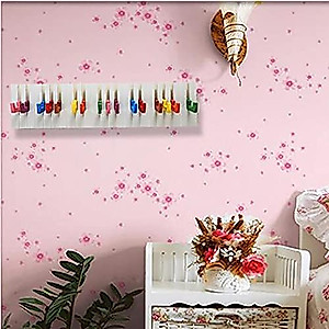 Kemine Coat Rack Wall Mounted with Colorful Piano Shape Wooden Artistic Hat Hook Entryway Hanger Space-Saving Durable Easy Assembly Classic Design (9 Hooks)