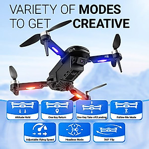 Contixo F16 FPV Drone with Camera for Kids - 2.4G RC Quadcopter Drones for Kids and Beginners with 6-Axis Gyro, 1080P HD Camera, Follow Me Mode, Gesture Control, One Key Starting, WiFi