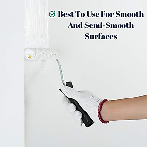 Bates- Paint Rollers, 4 inch Paint Roller with 10 Covers, Small Paint Roller, Paint Rollers for Painting Walls, Mini Rollers for Painting, Paint Roller Small, Paint Roller Frame, Wall Painting Tool