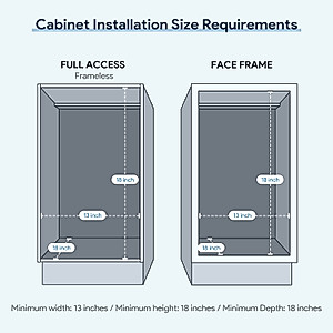 Tanamu Pull Out Trash Can Under Cabinet，Under Sink Slide Out Garbage for Kitchen，Requires 13" W X 18" D Minimum Cabinets，Chrome Adjustable for 7-10 Gallon Trash Can