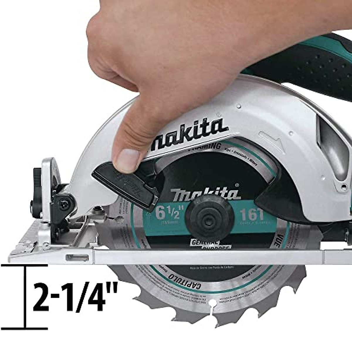 Makita XSS02Z-R 18V Cordless LXT Lithium-Ion 6-1/2 in. Circular Saw (Bare Tool) (Renewed)