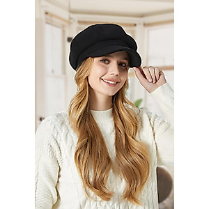 Sumolux Women Beret Cap Newsboy Hat French Wool Classic Autumn Spring Winter Hats