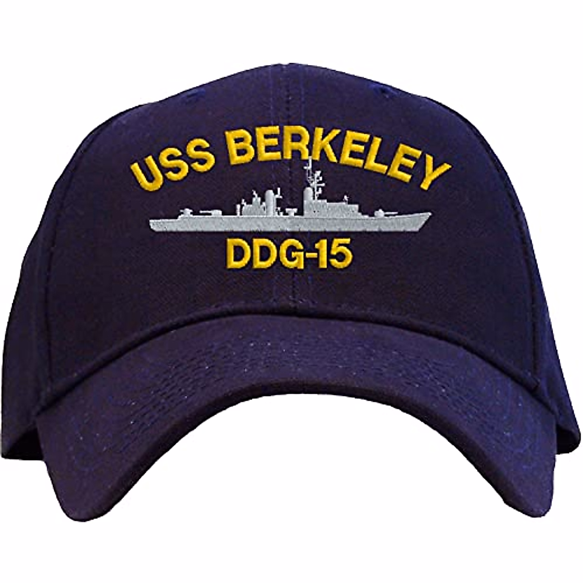 Spiffy Custom Gifts USS Berkeley DDG-15 Baseball Cap Embroidered Navy