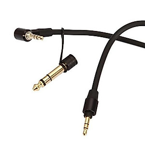 Sqrmekoko Replacement Extension Aux Auxiliary Audio Cord Cable Wire for Beats by Dr Dre Pro/Detox Edition Headphones(Black)