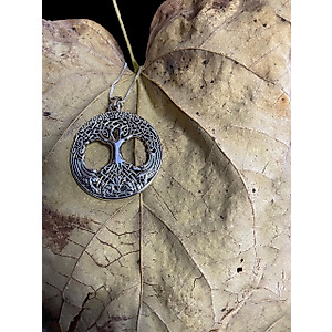 Jewelry Trends Sterling Tree of Life Silver Celtic Growth Pendant Necklace 18"