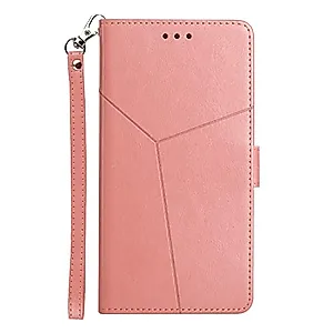 Fansipro Wallet Folio Case for Oppo RENO2 Z, Premium PU Leather Slim Fit Cover for RENO2 Z, 2 Card Slots, 1 Transparent Photo Frame Slot, Anti-Oil, Pink [1 Piece]