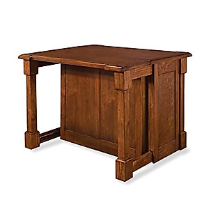 Aspen Rustic Cherry Kitchen Island by Home Styles