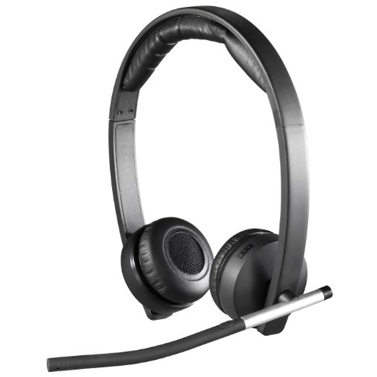 Logitech H820e Wireless Dual, Stereo Headphones with Noise-Cancelling Microphone, USB, Headset Controls, Indicator LED, PC/Mac/Laptop - Black