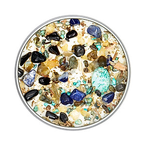 Sagittarius Zodiac Candle (Nov. 22 - Dec. 21) - Soy Candle - All Natural Aromatherapy Candle - Sagittarius Horoscope Candle - Crystal Candles - 8 oz Tin