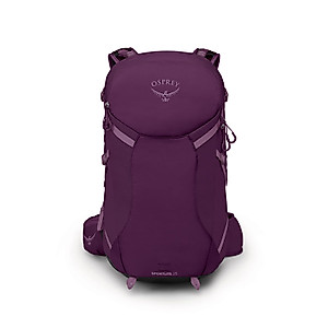 Osprey Sportlite 25L Unisex Hiking Backpack, Aubergine Purple, S/M
