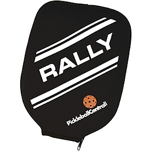 Rally PX Graphite Pickleball Paddle Set for 4 Players (4 Paddles (1 Each Color), 4 Outdoor Pickleballs, 4 Paddle Covers, Duffel, Rules/Strategy Guide)
