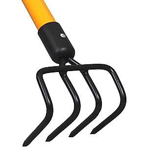 Ashman Garden Cultivator (6 Pack)– Sturdy Hand Tiller/Cultivator – Heavy Duty Blade for Digging, Loosening Soil and Weeding – Rubber Grip Handle for a Strong Hold – Rust Resistant.