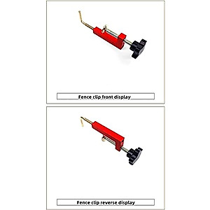1/2Pcs Universal Fence Clamps Aluminium Alloy Clamp G Clip MultiFunctional Woodworking Fixing Tools (1pc Red)