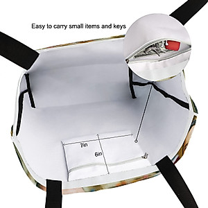 Naanle Personalized Canvas Tote Bag with Photos Customized Picture Women Casual Shoulder Bag Custom Handbag Cotton Bag Gift for 4 Photos Collage