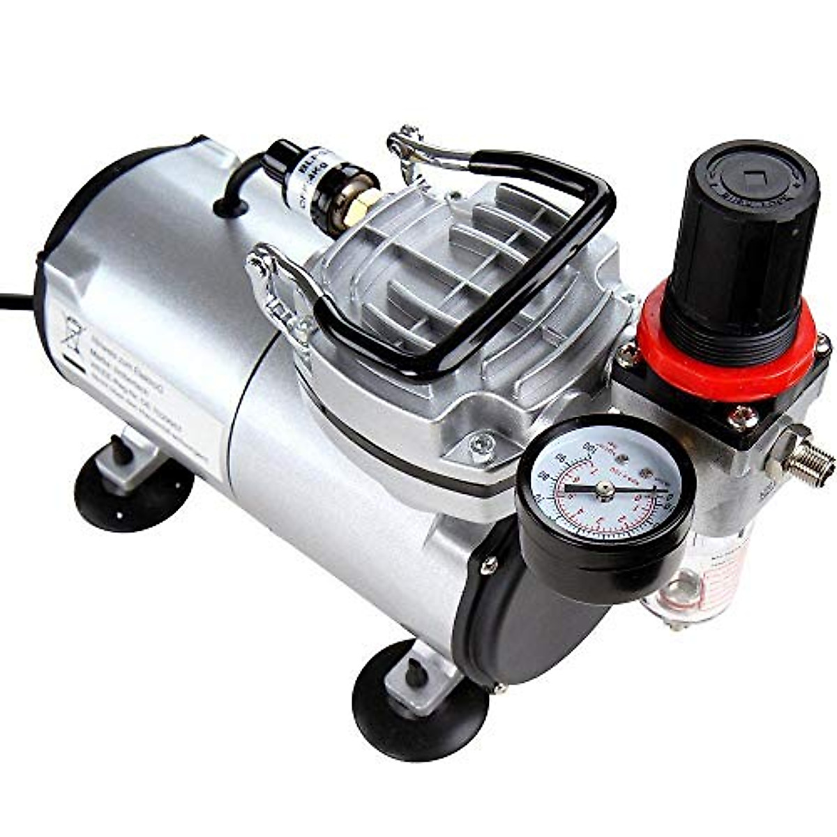 TIMBERTECH Airbrush Kit with Compressor, Multi-Purpose Airbrush Compressor Set, Dual Action Gravity Feed Airbrush with Air Hose for Hobby, Body Tattoo, Model Painting, Automotive Graphic, Make-up