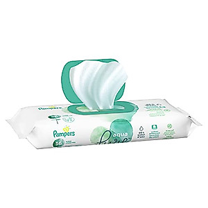 Pampers Aqua Pure Sensitive Baby Wipes 1X Pop-Top 56 Count