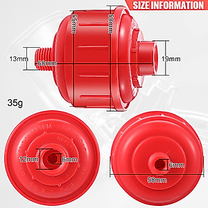 4 Pieces Disposable Mini Air Water Filters Disposable Spray Gun Filter Whirlwind Air Line Filter High Flow Guns Filters, Only Standard 1/4 Inch Threads, for Most Spray Guns and Air Tools