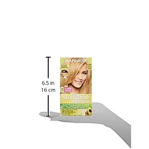 Garnier Hair Color Nutrisse Ultra Color Nourishing Creme, LB2 Ultra Light Natural Blonde (Pina Colada) Permanent Hair Dye, 1 Count (Packaging May Vary)