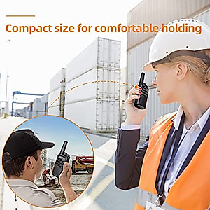 Retevis RT68 Walkie Talkies Rechargeable,Portable FRS Two-Way Radios for Adults,Heavy Duty 2 Way Radios Long Range,USB Charging Base,License Free Radios Walkie Talkie for Road Trip Camping (2 Pack)