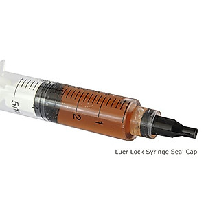 BSTEAN Syringe Blunt Tip Needle and Cap - 10ml, 5ml, 3ml, 1ml Syringes 14ga 16ga 18ga 20ga Blunt Needles - Oil or Glue Applicator (Pack of 10)