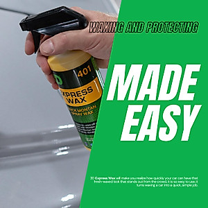 3D Express Montan Spray Wax - Glossy Shine, Streak Free, No Powder Residue 16oz.