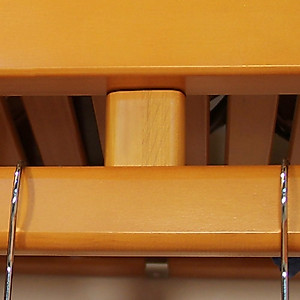 John Louis Home 12-Inch Deep Premier Closet Organizer-Honey Maple Finish