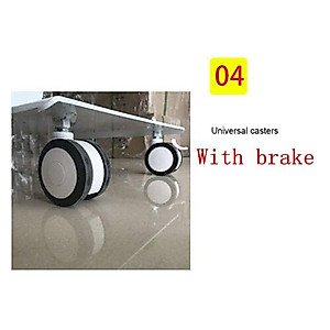 3-Tier Utility Medical Cart Stainless Steel Hospital Medical Dentistry Trolley Portable Mobile Beauty Salon Rolling Cart Tool Instrument Station Storage Trolley Care Cart (410x360x770mm)