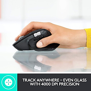 Logitech MX Master 3 Advanced Wireless Mouse - Graphite (RENEWED)