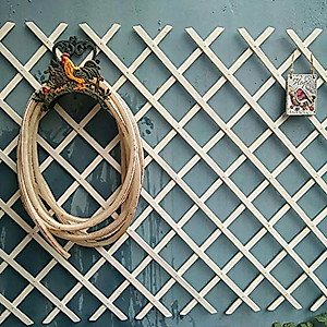 SKipdr Cast Iron Garden Hose Reel Storage Holder Hose Hanger Holder Wall Mounted Rack Decorative Cock